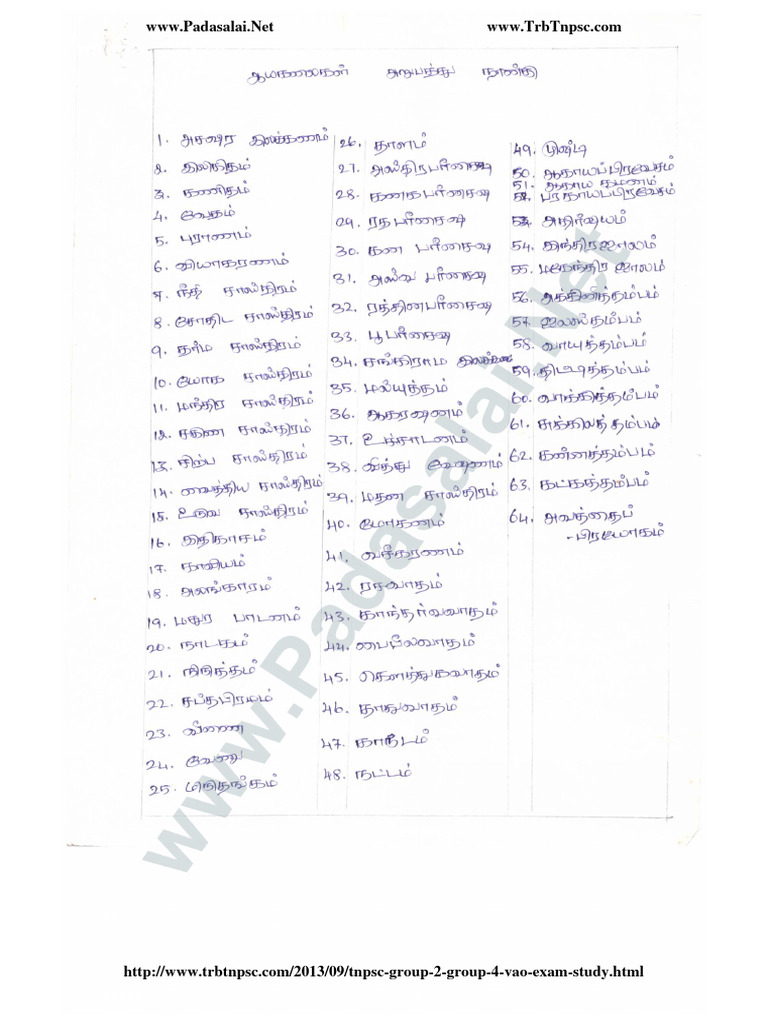 1 TNPSC Group 4 Study Material TM | PDF