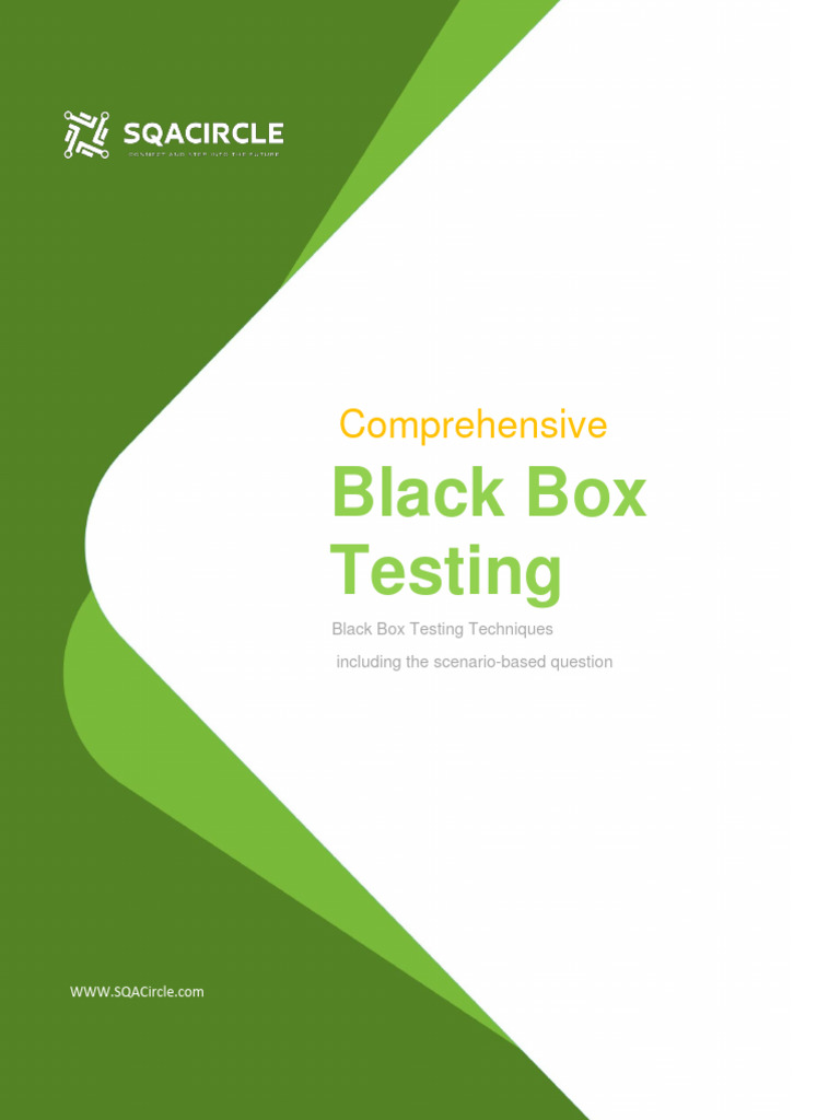 Black Box Testing Techniques With Interview Questions 1710248272 | PDF ...