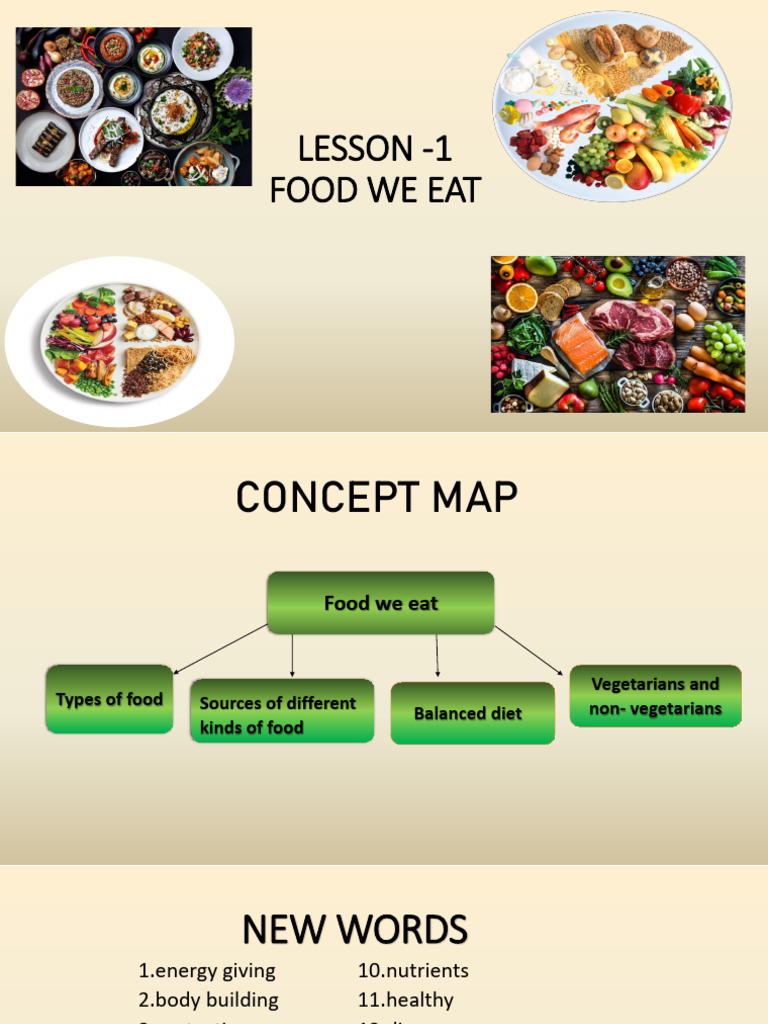 1 - Ls 1-Food We Eat | PDF | Self-Improvement | Wellness