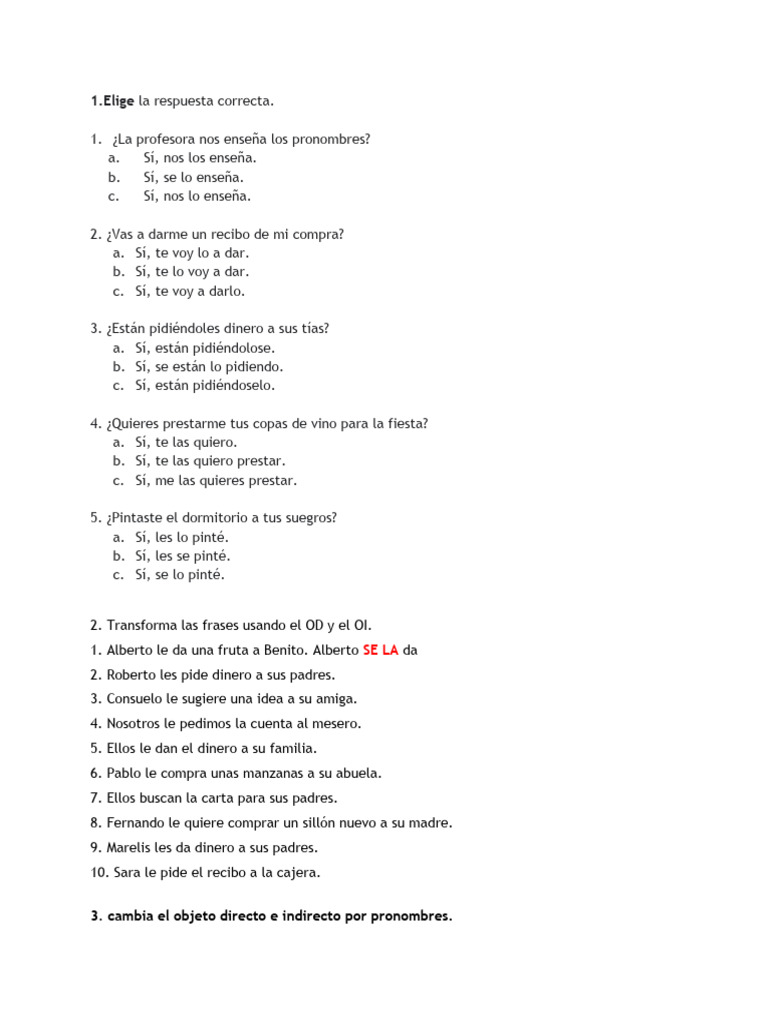 Ejercicios OD-OI | PDF