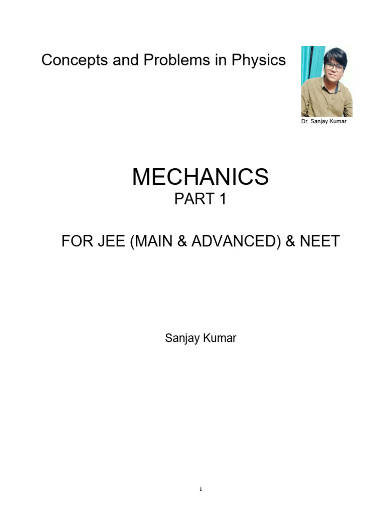 Concepts and Problems in Physics Sanjay Kumar Mechanics Part 1 For | Download Free PDF ...