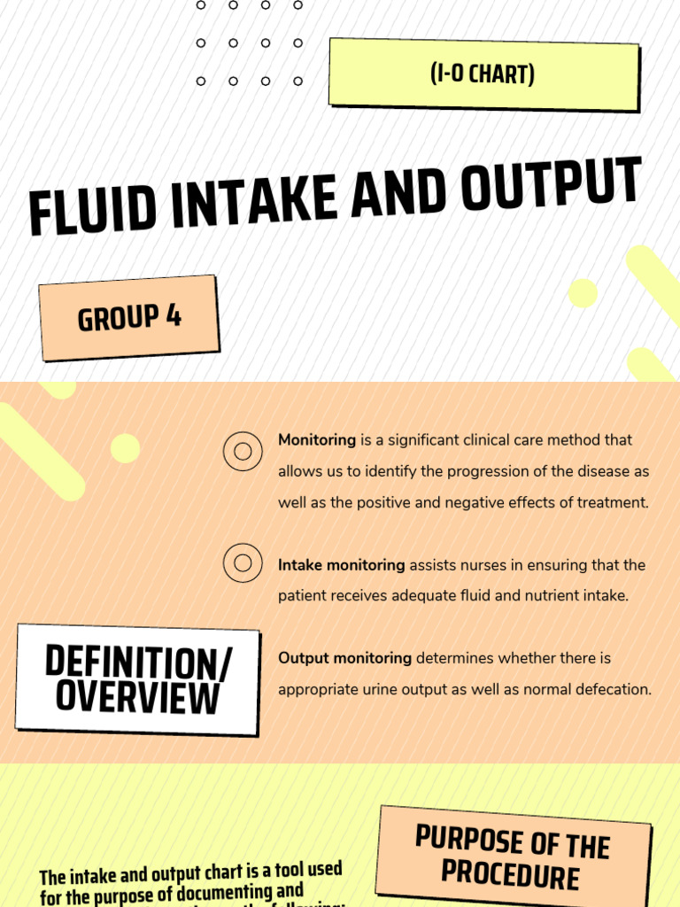 Fluid Intake and Output | Download Free PDF | Litre | Volume