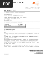 Shutter Oil MSDS | PDF | Science & Mathematics | Technology & Engineering