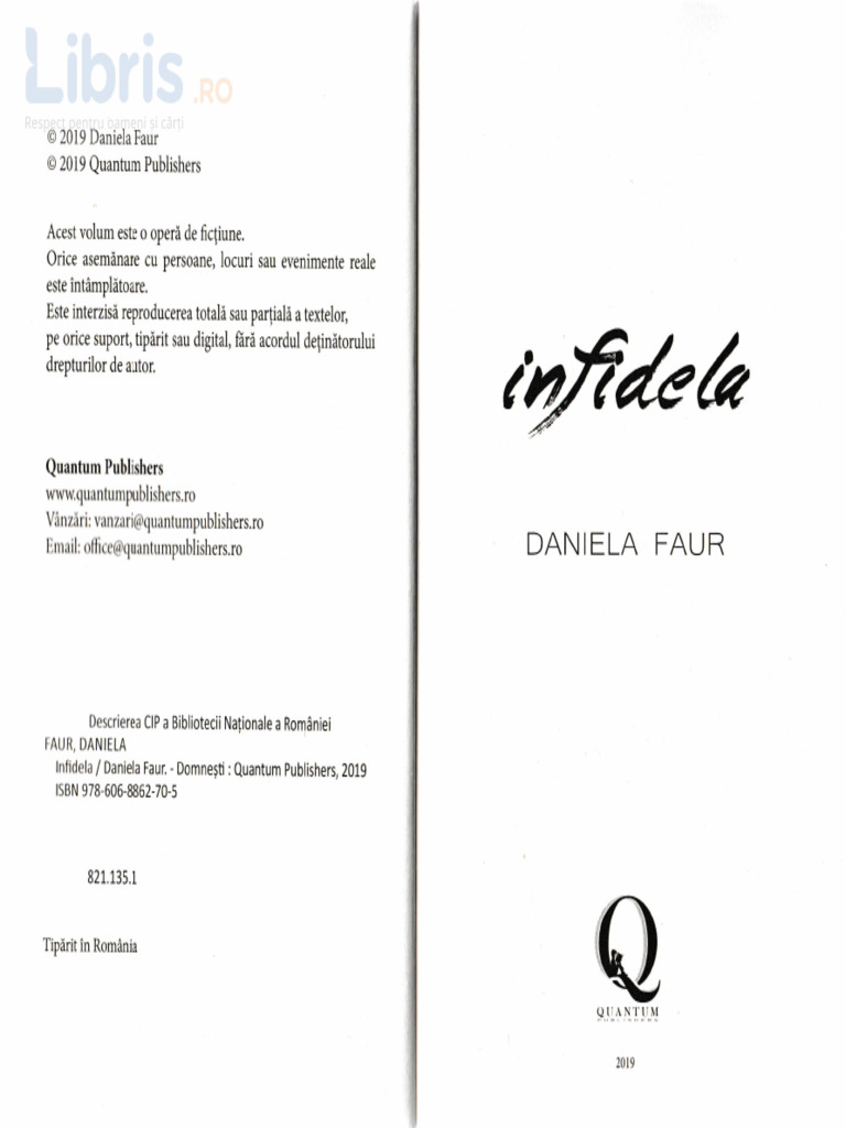 Infidela - Daniela Faur | PDF