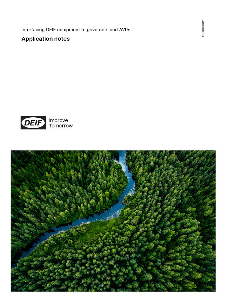 Application Notes Interfacing Deif Equipment 4189340670 Uk | PDF ...