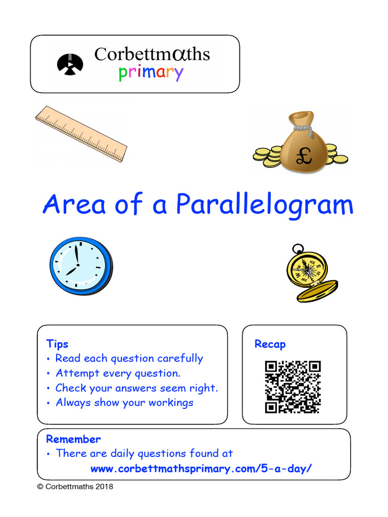 Area of A Parallelogram PDF | PDF