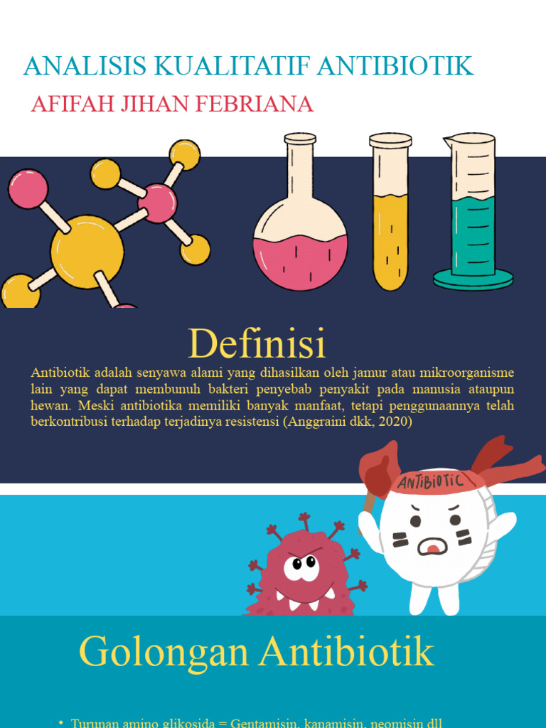 Analisis Kualitatif Antibiotik | PDF