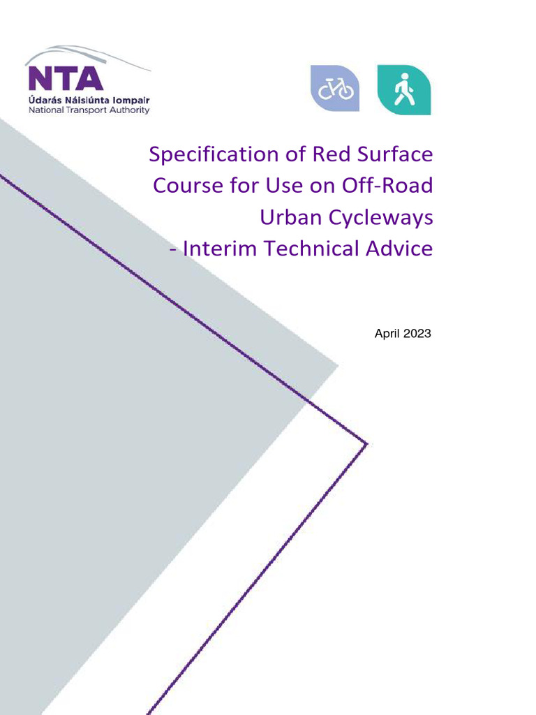 Red Surface Course for Urban Cycleways | PDF | Road Surface ...