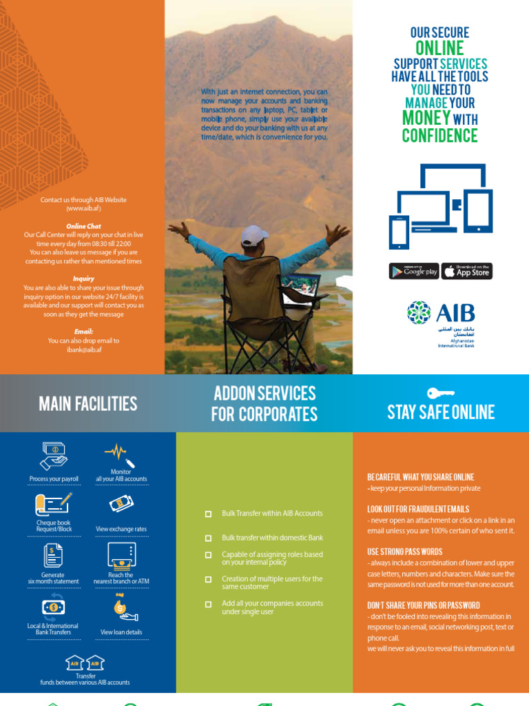 Internet Banking Brochure | PDF | Banks | Credit Card