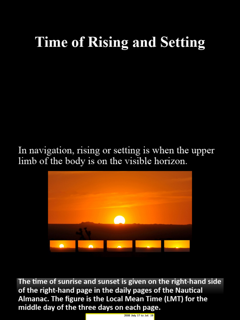 Sunrise | PDF | Longitude | Sunset