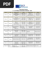 NCE Assessment 2023 Timetable | PDF