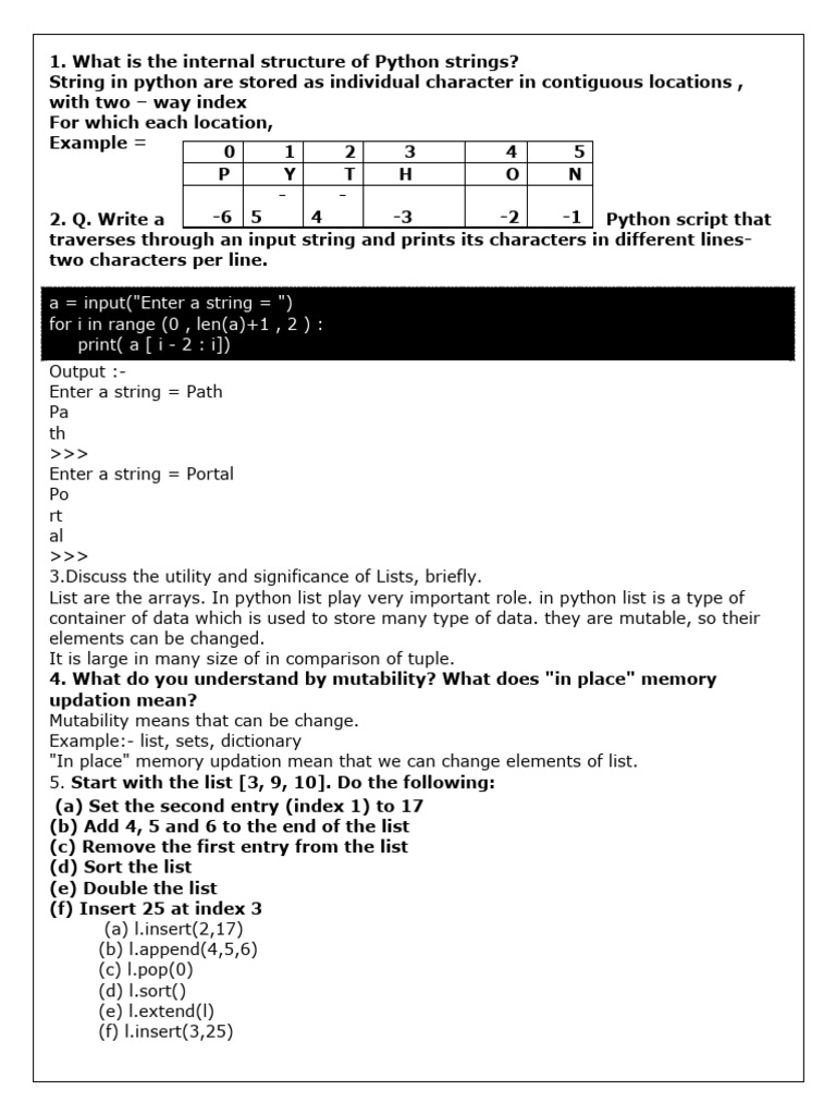 Python Tour 2 Type A Cs | PDF | String (Computer Science) | Data Type Python Tour 2 Type A Cs | PDF | String (Computer Science) | Data Type