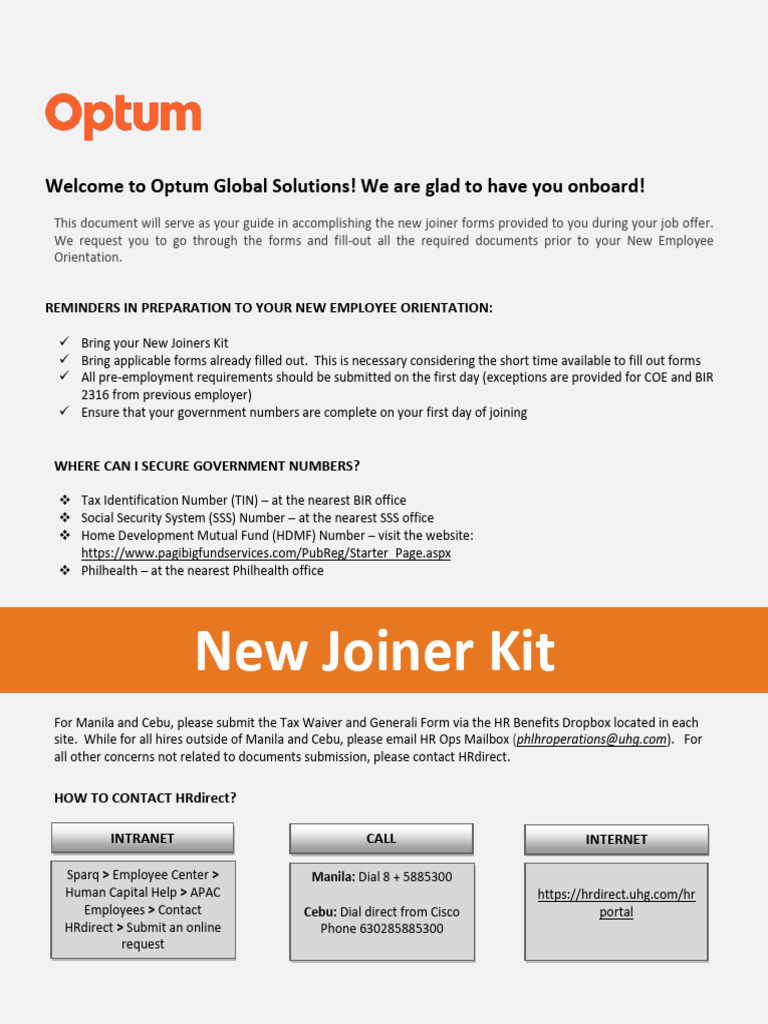 New Joiner Kit - August 2022 | PDF | Identity Document | Banks