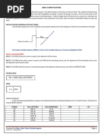 Area Computation: Double Meridian Distance Double Parallel Distance ...