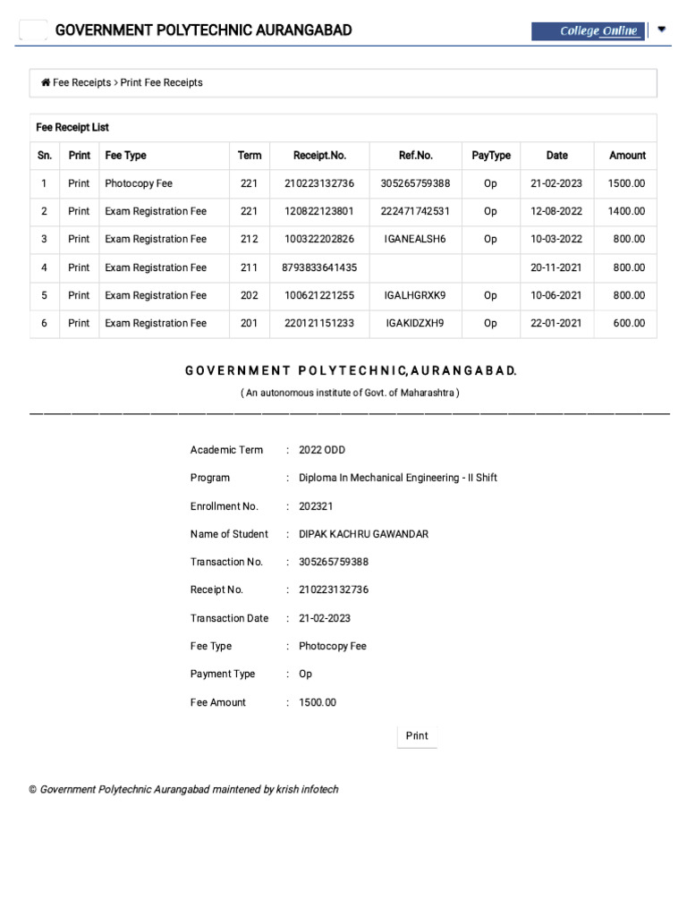 GPA - Government Polytechnic Aurangabad .... | PDF