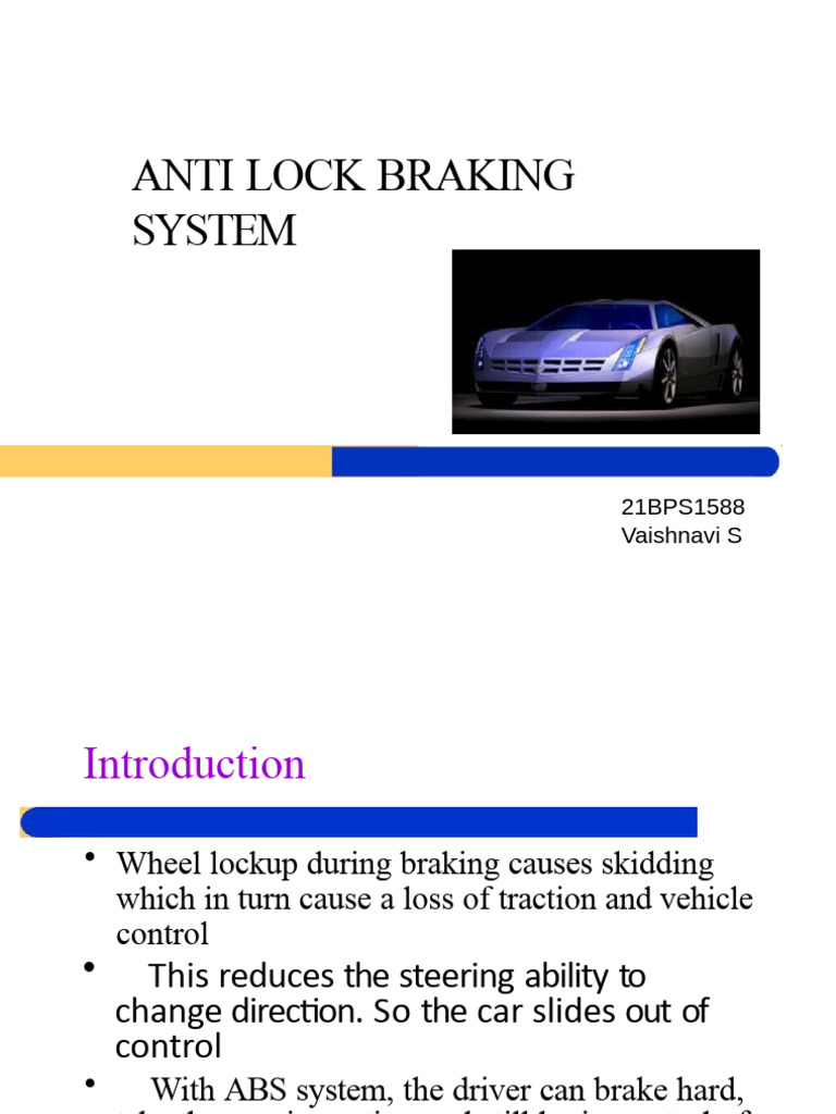 Anti-Lock Braking System Guide | PDF | Anti Lock Braking System | Brake