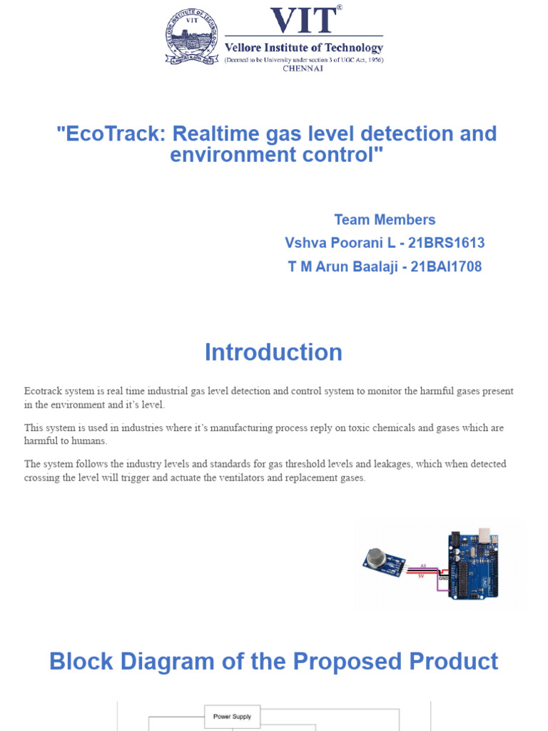 Industrial Gas Detection System | PDF | Sensor | Electrical Engineering
