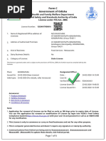 FSSAI Self Declaration Form Template | PDF