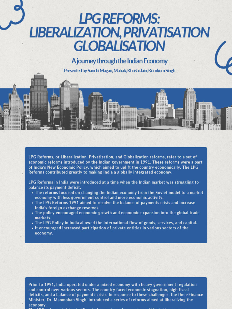 LPG REFORMS | PDF | Globalization | Privatization