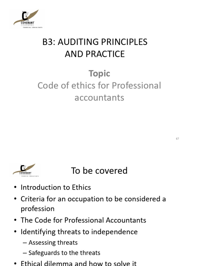 Code of Ethics for Professional Accountants | PDF | Confidentiality ...