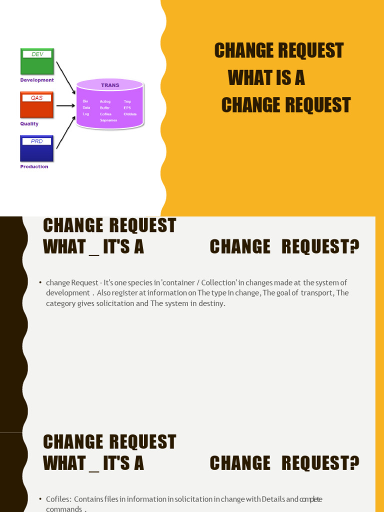 Change Request What Is A Change Request 1710166780 | PDF | Computer ...