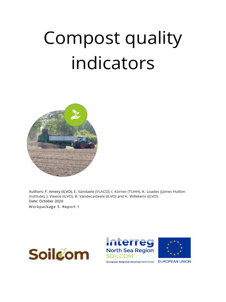 soilcom-report-1-compost-quality-indicators | PDF | Soil | Compost