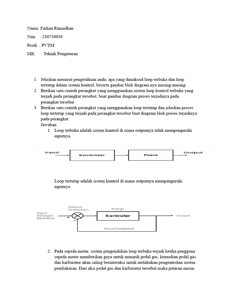 Farhan Ramadhan Tugas Pengaturan | PDF