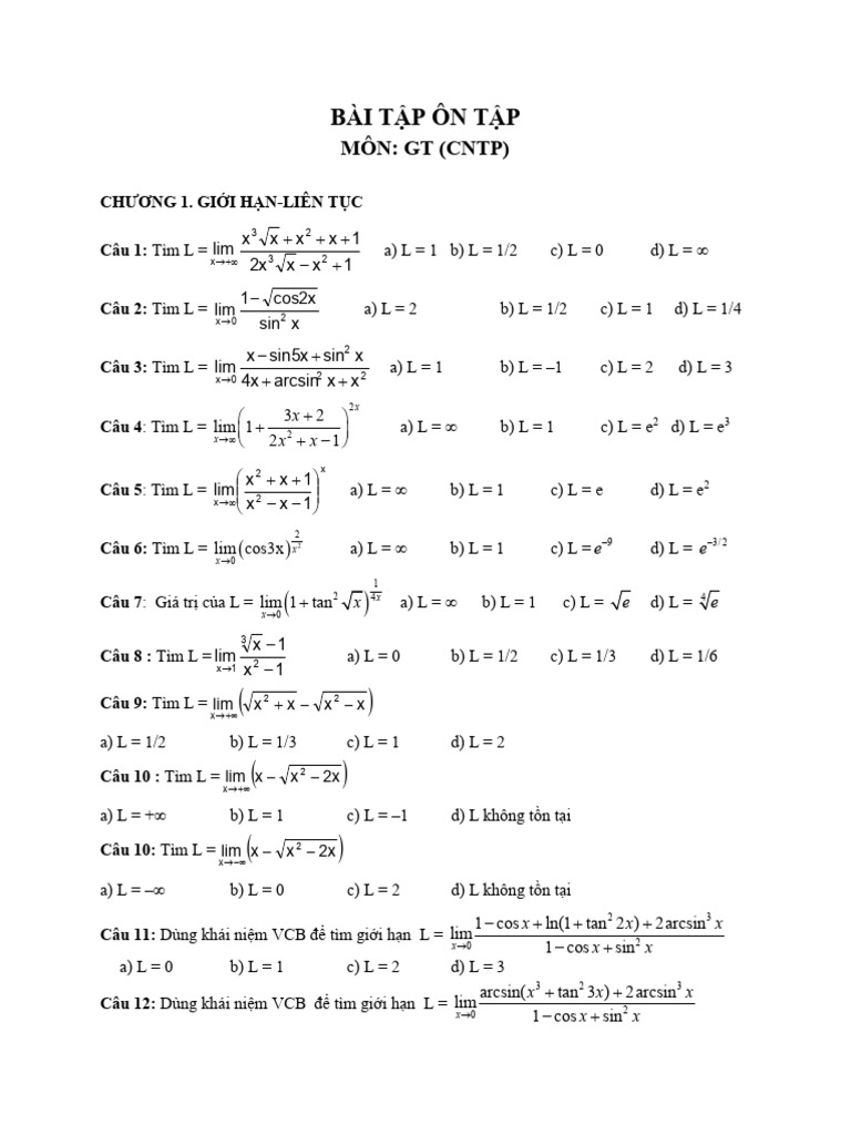 BT On GT (CNTP) - Gui Lop | PDF