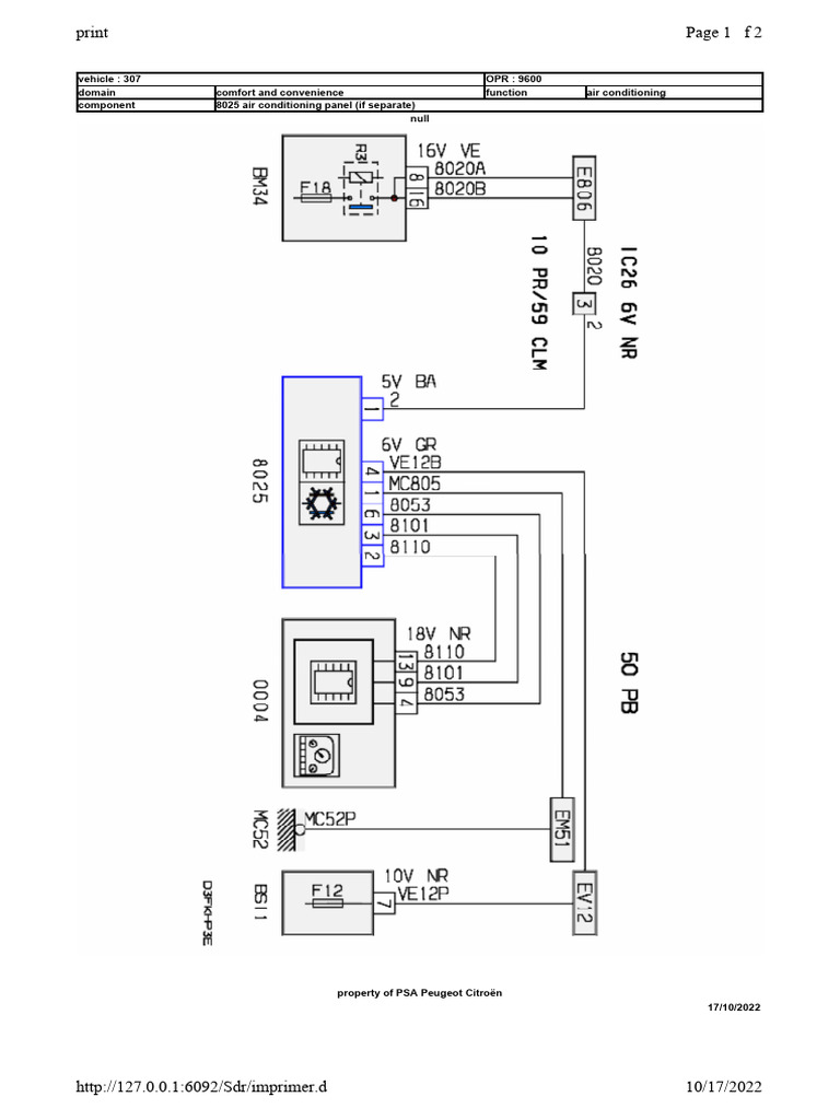 P307 AC Wiring | PDF | Technology & Engineering