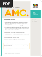 AMC Awards Criteria Overview | PDF | Mathematics