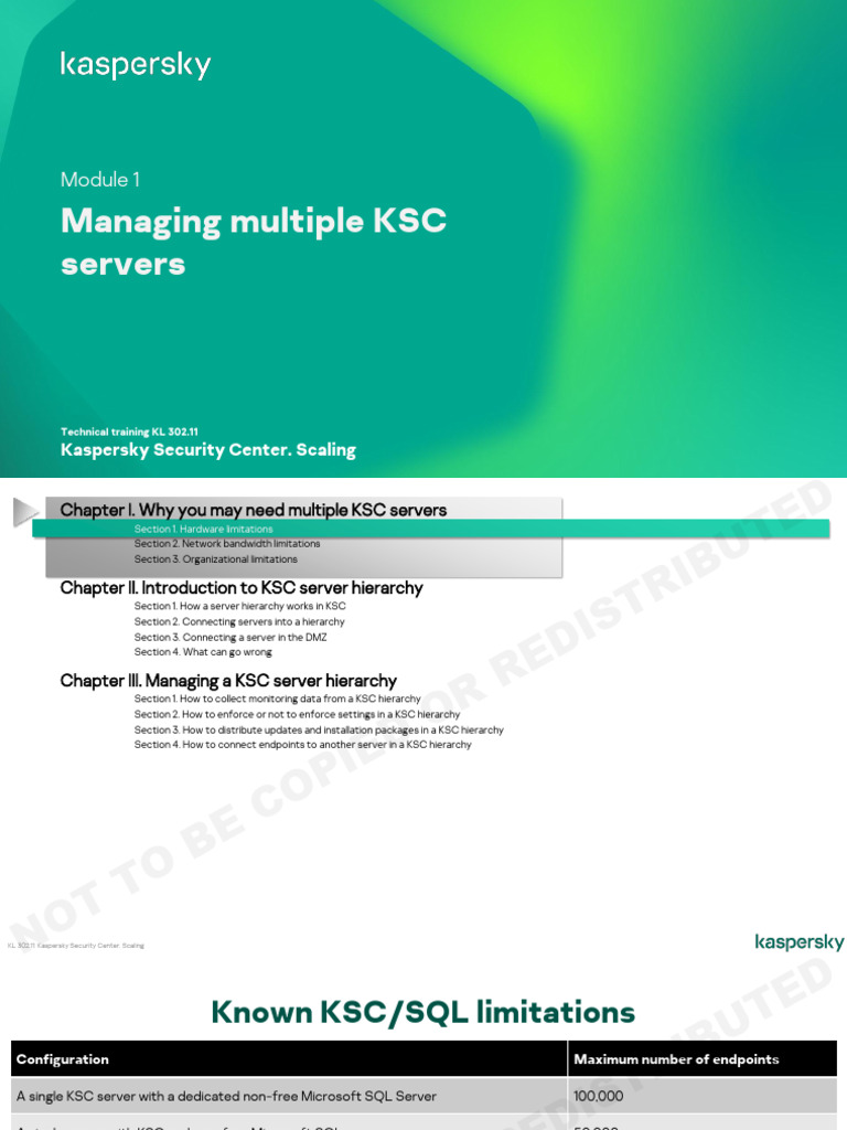 KL 302.11 Module1 Managing Multiple Servers v1.6 en | PDF | Server (Computing) | Databases