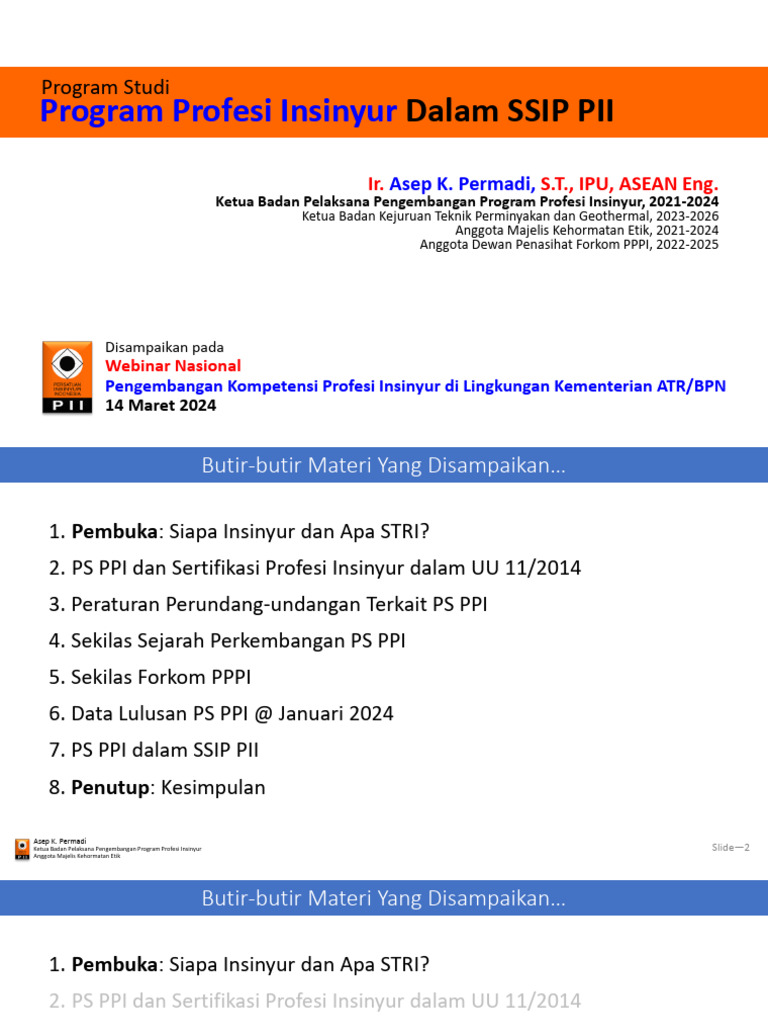 Materi Prof. Ir. Asep Kurnia Permadi, M.SC., PH.D., IPU | PDF