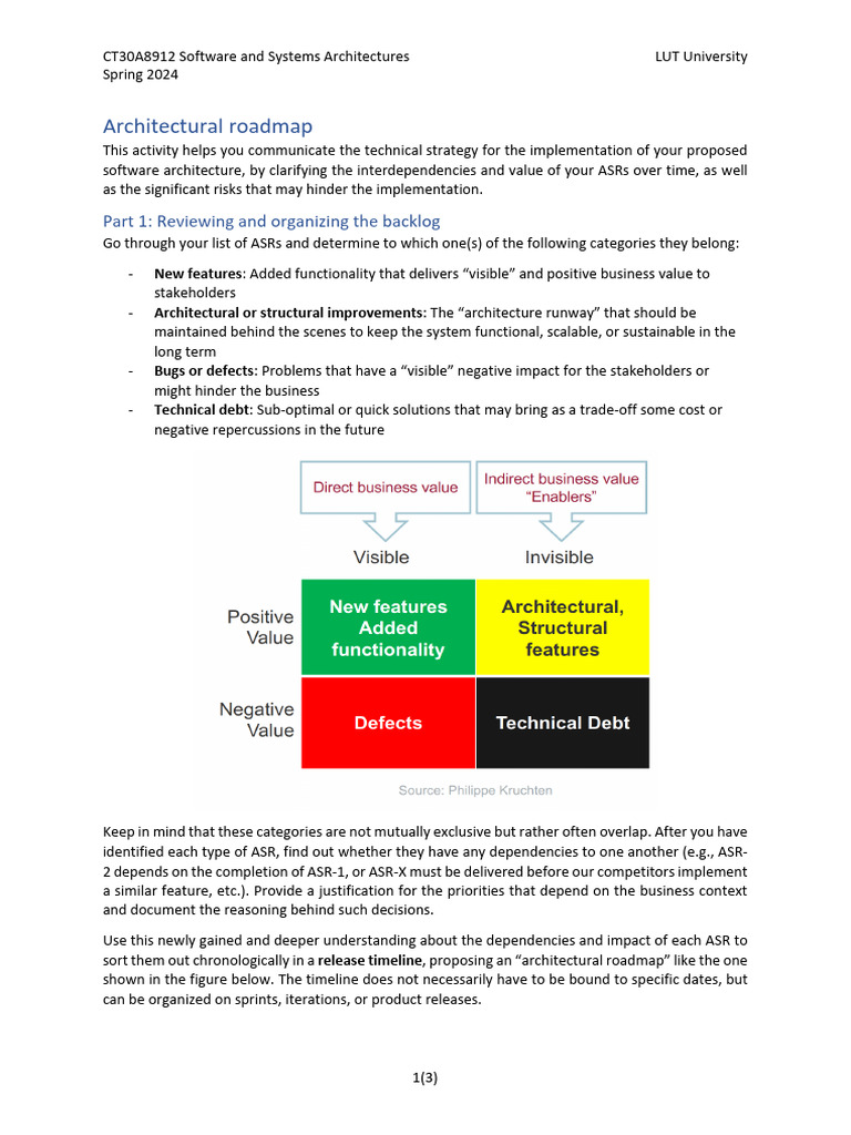 6 - Architectural Roadmap | PDF | Risk | Risk Assessment