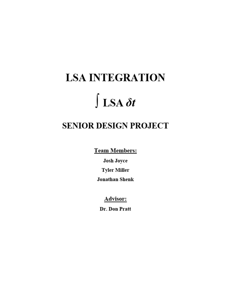 LSA Engine Integration (2008 FDR) | PDF | Engines | Aircraft