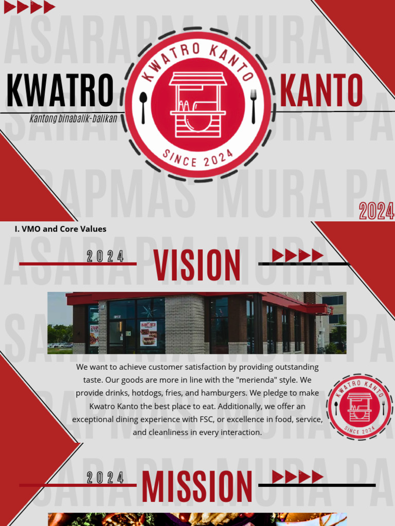 Kwatro Kanto: Filipino Fast Food | PDF | Fast Food | Restaurants