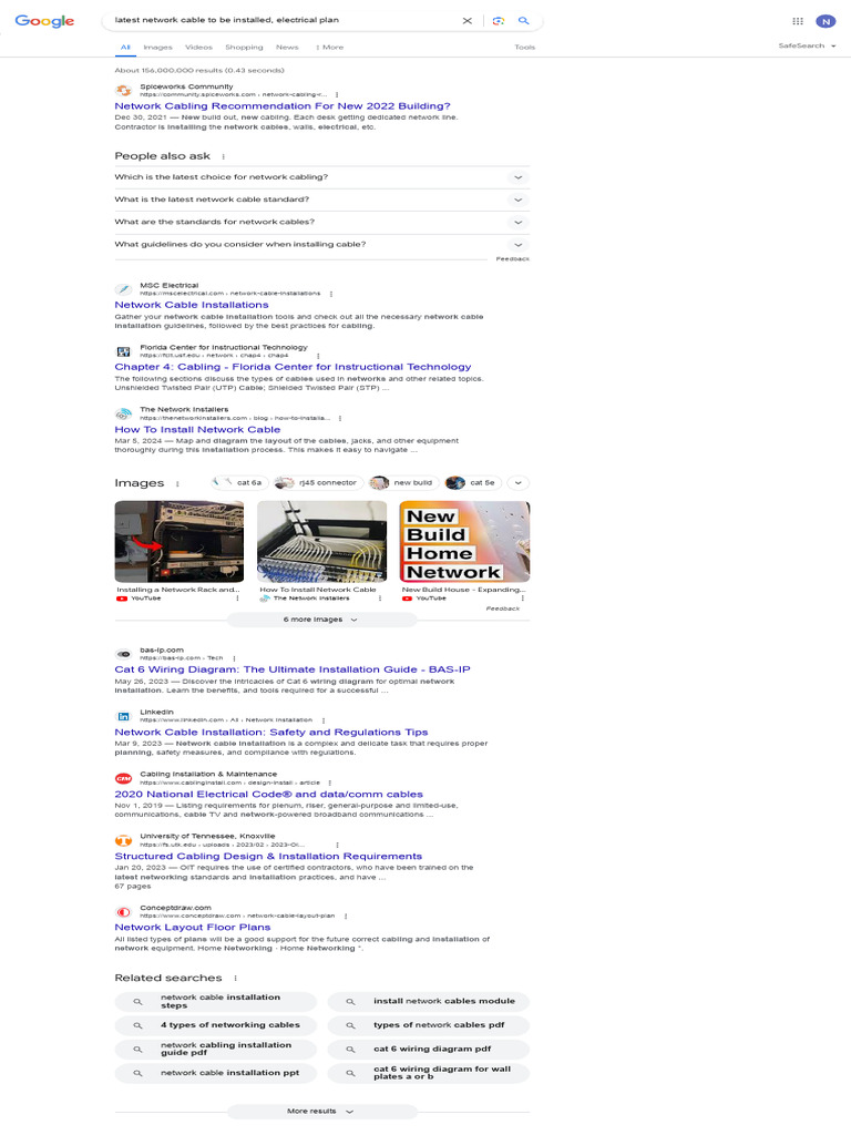 Latest Network Cable To Be Installed, Electrical Plan - Google Search ...