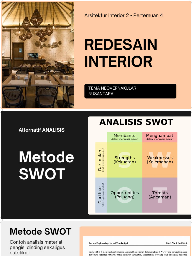 Redesain Interior Neovernakular Nusantara | PDF | Seni