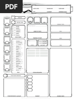 Crooked Moon - Character Sheet | PDF | Role Playing Games | Tabletop Games