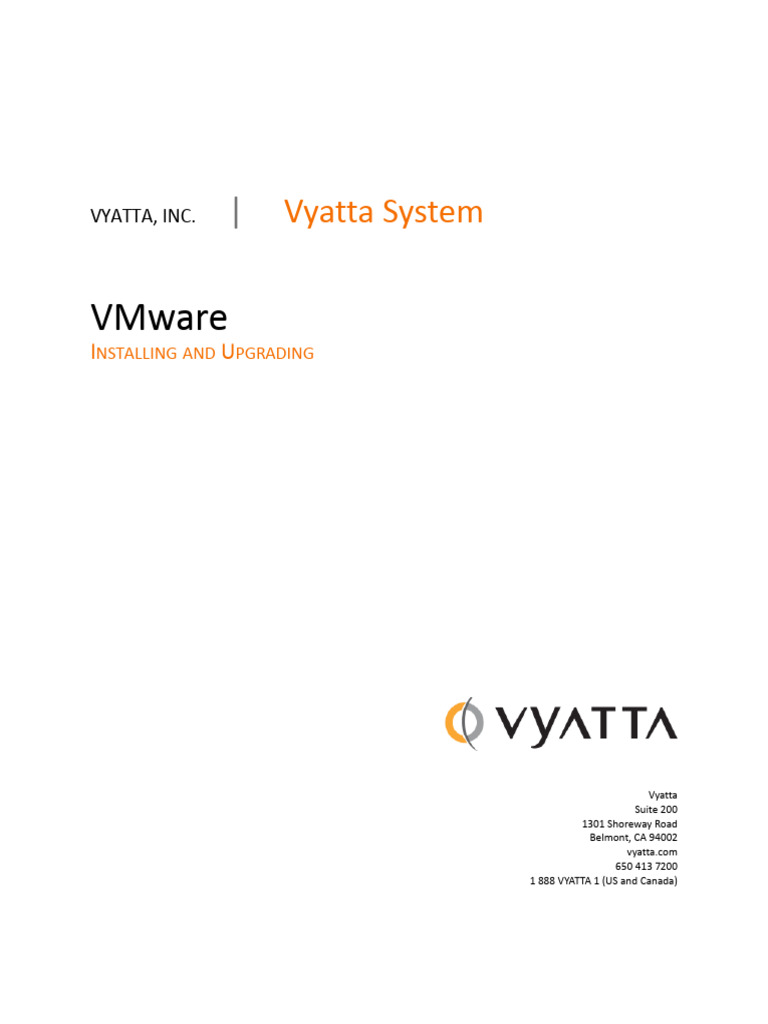 2-4.Vyatta VMware 安装 & 升级指南 | PDF | Computer Engineering | Computer ...