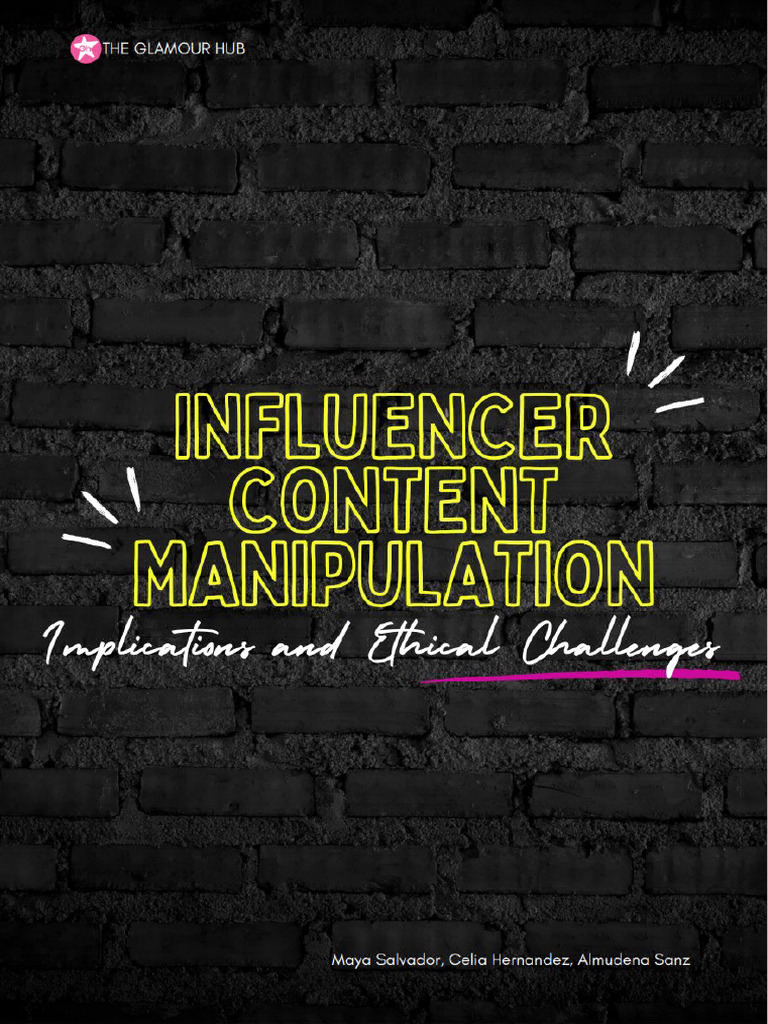 Influencer Content Manipulation | PDF | Social Media | Popular Culture ...