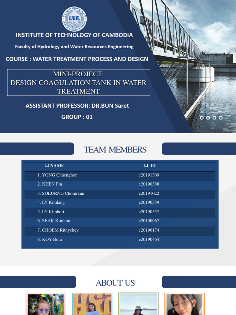 FINAL MINI-PROJECT - (Group Coagulation Tank) | PDF | Water ...