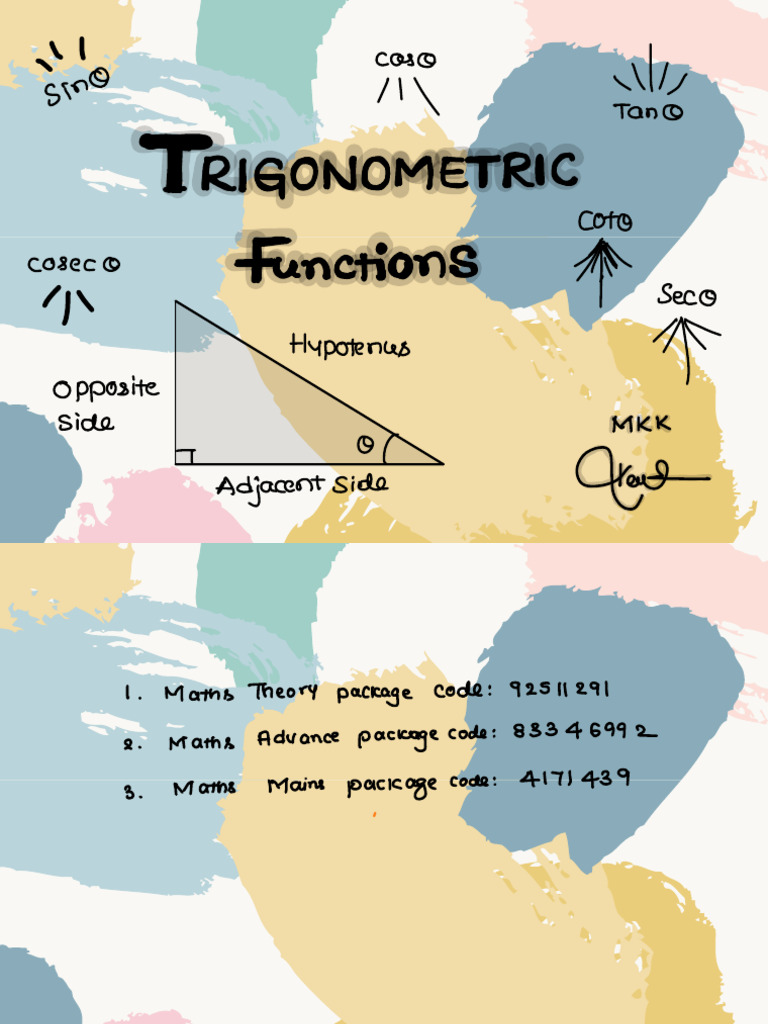 Trigonometric Ratios | PDF | Trigonometric Functions | Angle