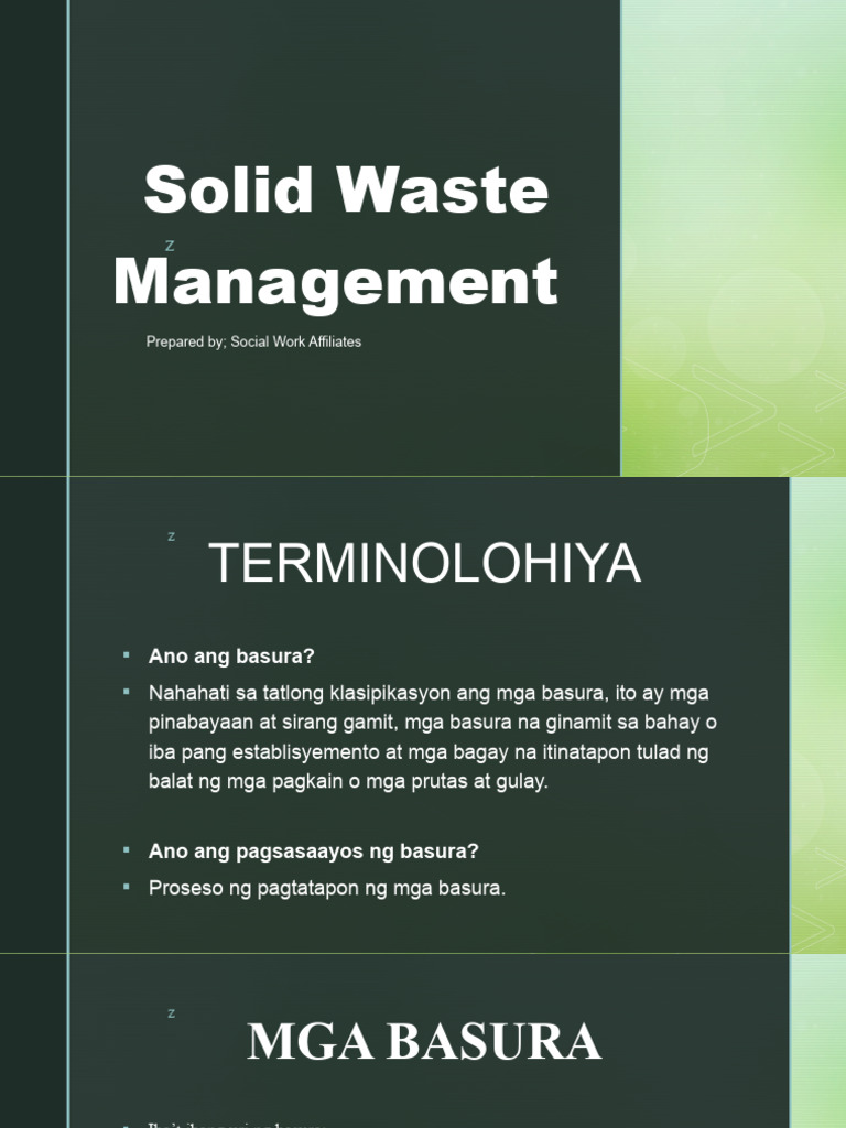 Waste Segregation 1 | PDF