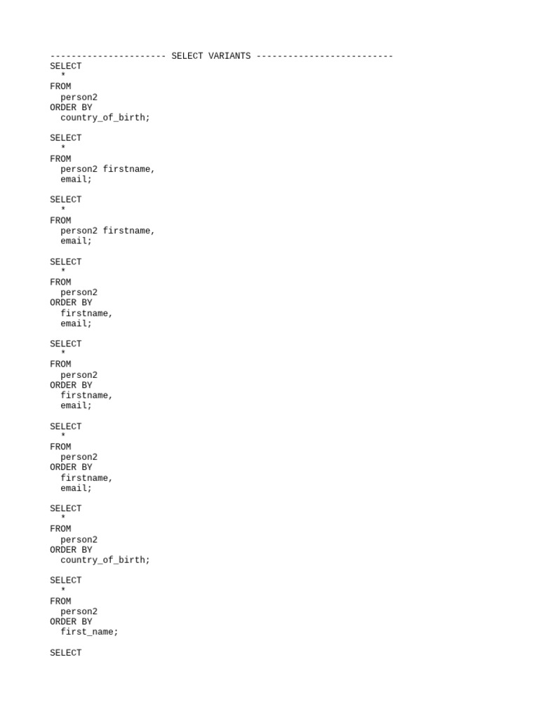 Commands (1) | PDF | Databases | Data Management