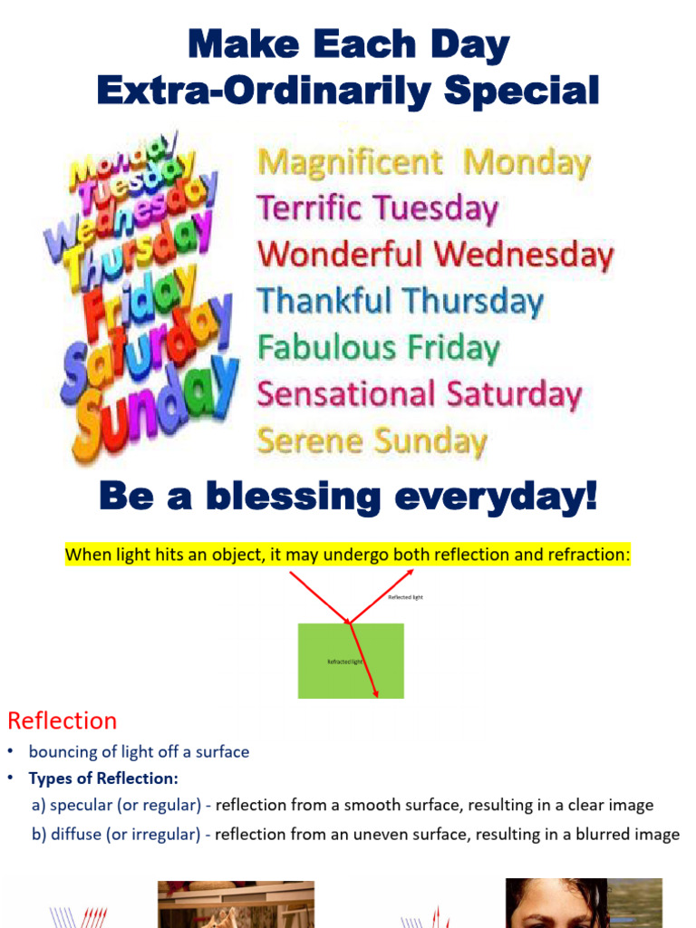 Reflection Refraction and Polarization of Light | PDF | Refraction ...