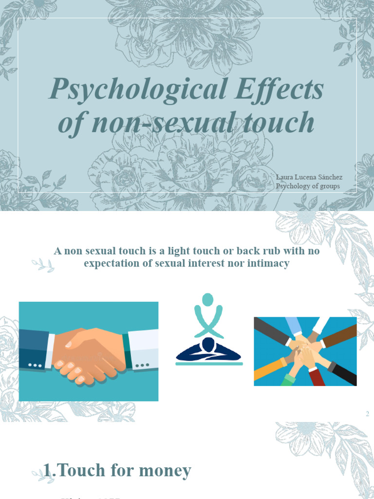 Psychological Benefits of Non-Sexual Touch | PDF | Psychological ...