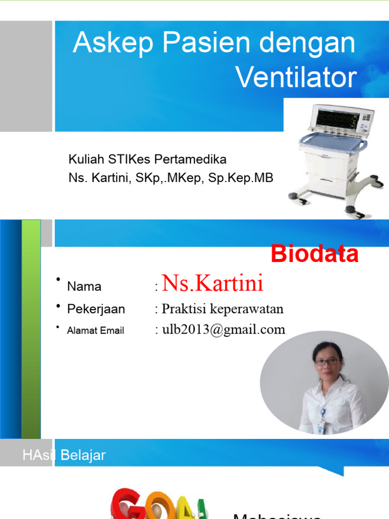 Panduan Perawatan Pasien Ventilator | PDF