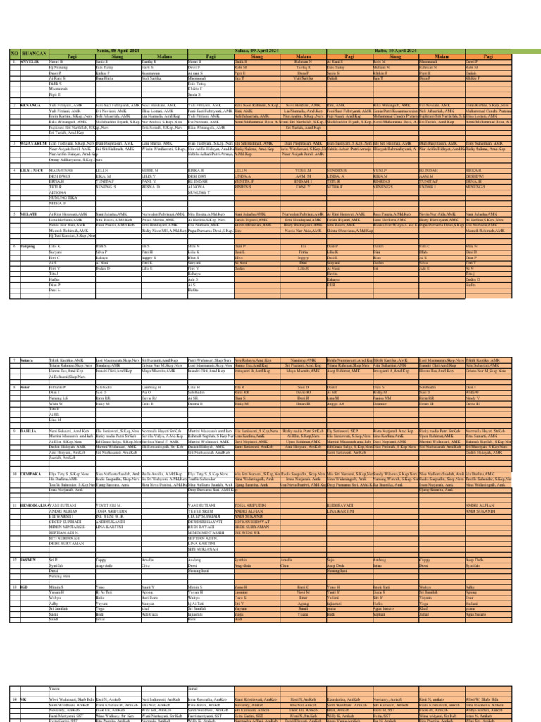 Jadwal Posko Idul Fitri 1445 H Tahun 2024 | PDF