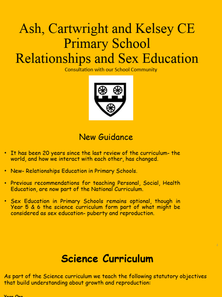 ACK RSE Presentation For Parents | PDF | Sex Education | Human Reproduction