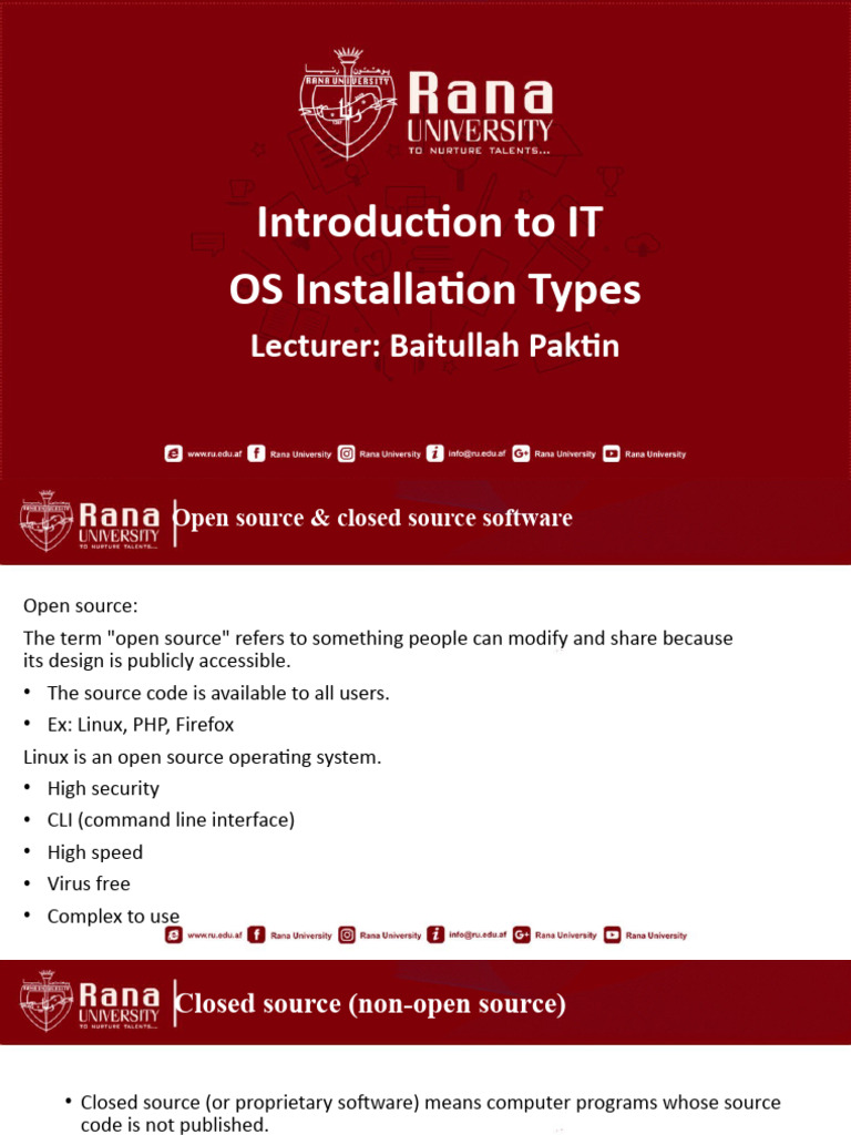 IT_9 OS Installation Types | PDF